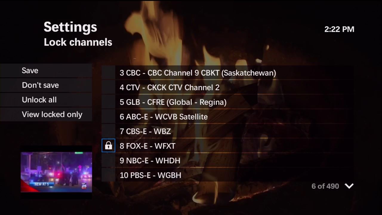 Locking programming by channel or rating on maxTV | Support | SaskTel
