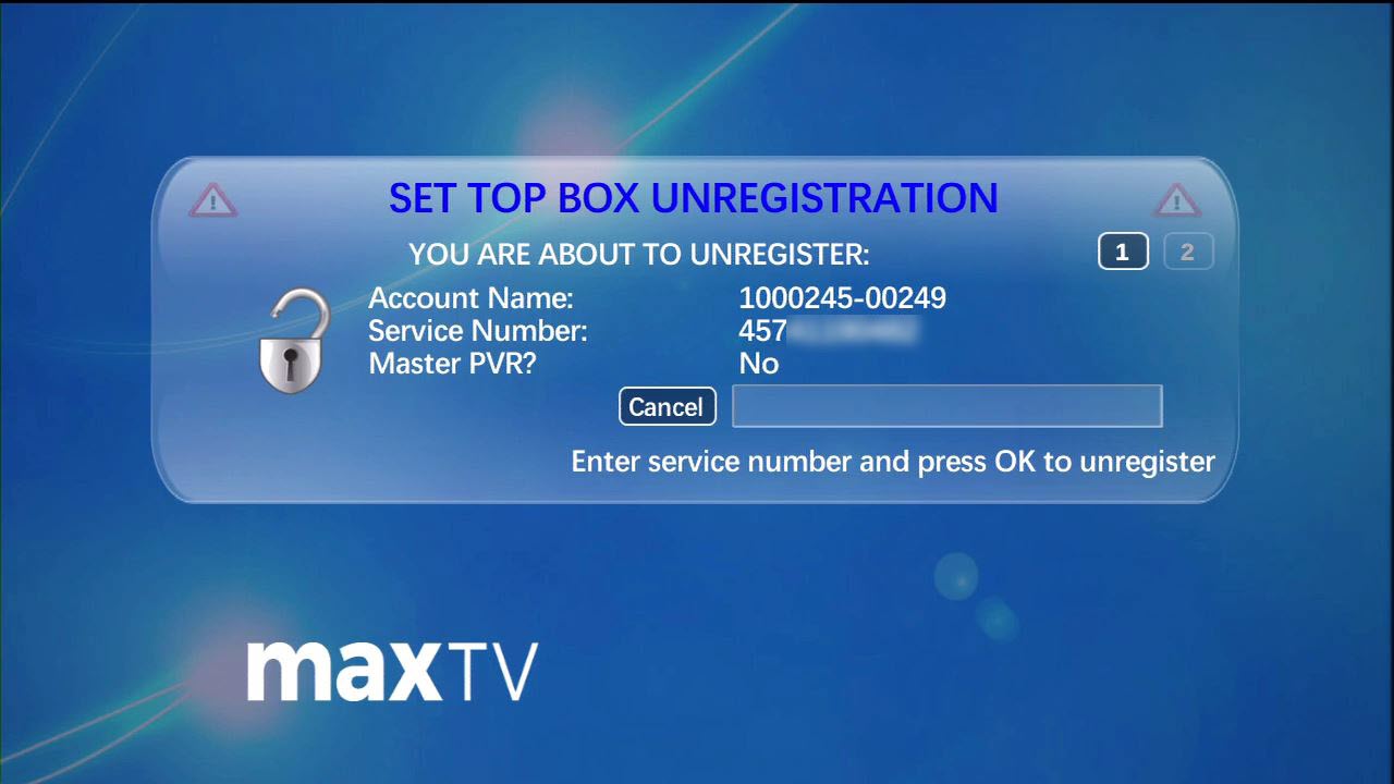 Re-registering your maxTV set-top box - Support - SaskTel
