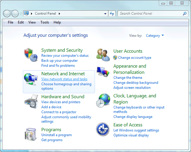 Setting up Static IP in Windows 7 - Support - SaskTel