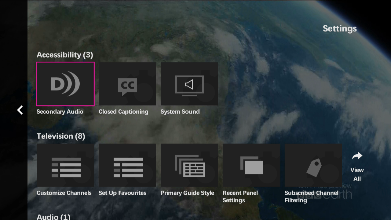 Turning on Described Video (DV) on maxTV | Support | SaskTel