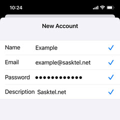 Setting up sasktel.net email on your iPhone or iPad | Support | SaskTel
