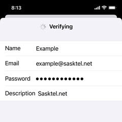Setting up sasktel.net email on your iPhone or iPad | Support | SaskTel