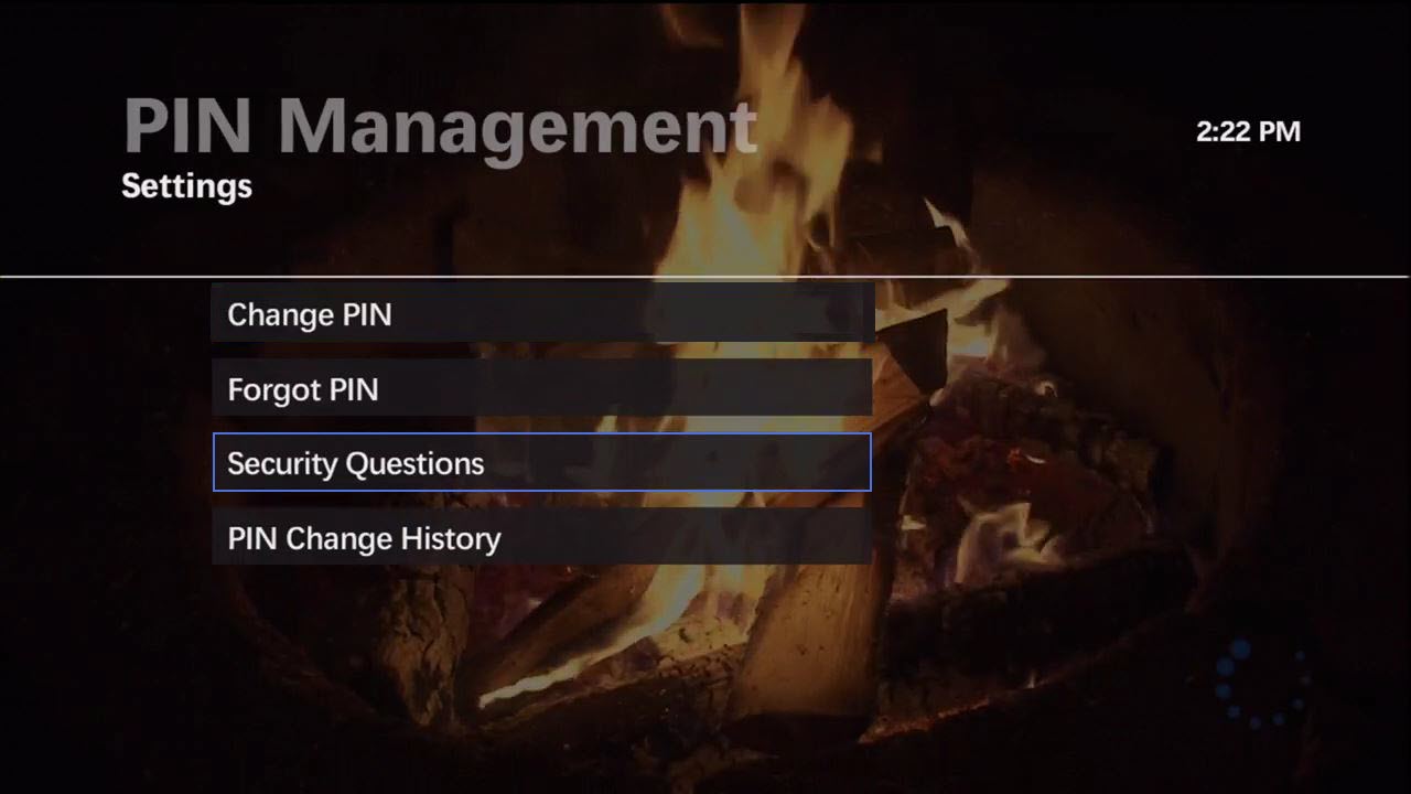 Setting up or changing the security question for your maxTV PIN ...