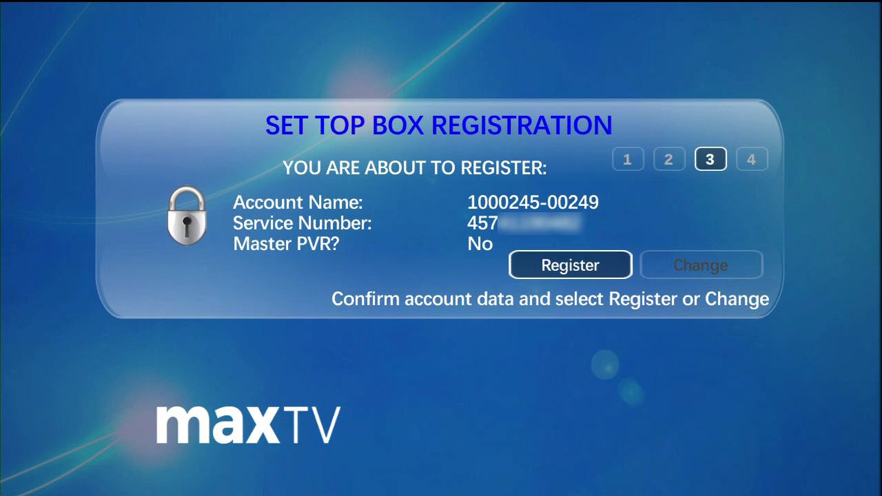 Registering your maxTV set-top box | Support | SaskTel