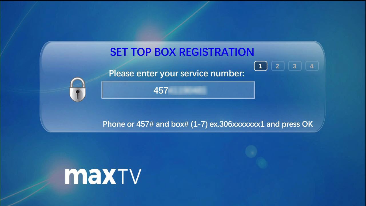 Registering your maxTV set-top box | Support | SaskTel