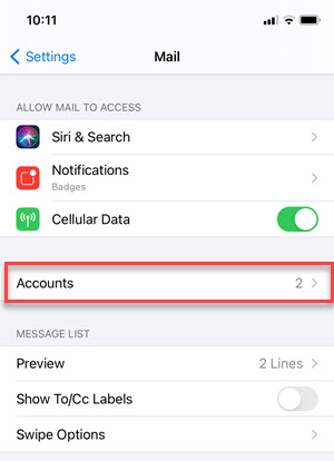 Fixing sasktel.net email problems on iPhone and iPad | Support | SaskTel
