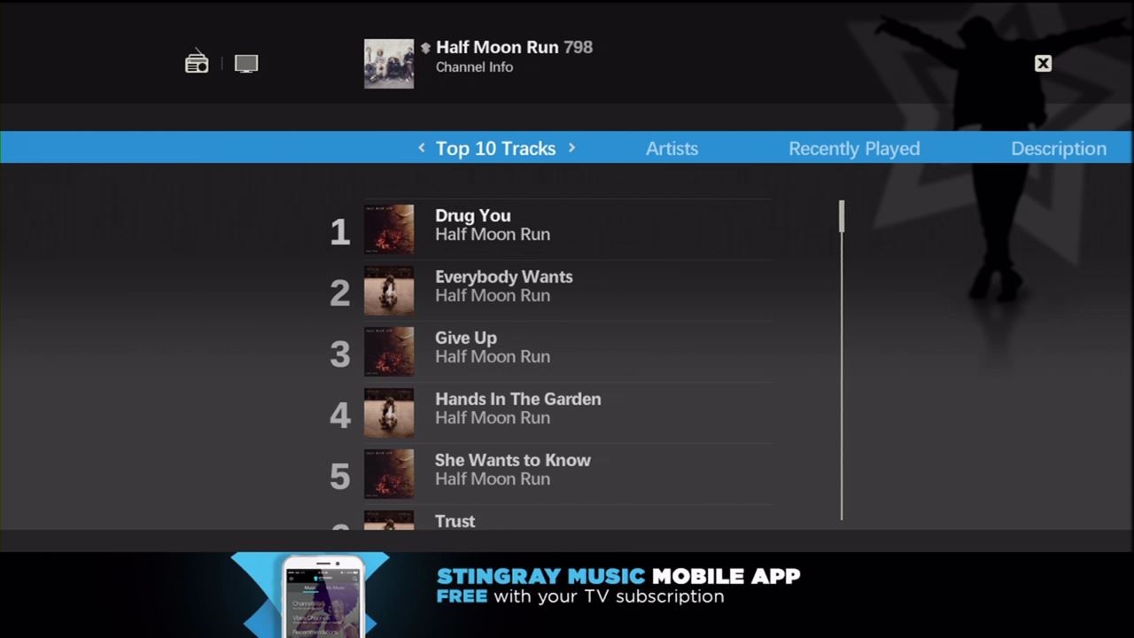 Using the Stingray Music app on maxTV | Support | SaskTel