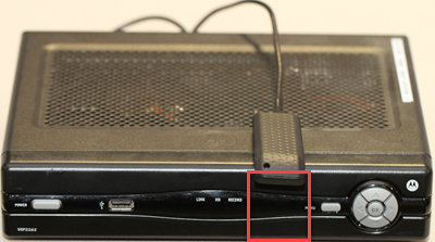 Pairing the Motorola MXv4 RF remote control with the RF/IR Adapter ...