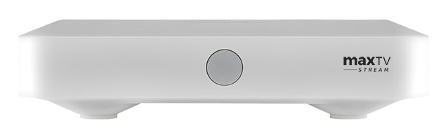 maxTV Stream media boxes (lights, buttons, and ports) | Support | SaskTel