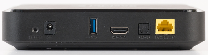 maxTV Stream media boxes (lights, buttons, and ports) | Support | SaskTel