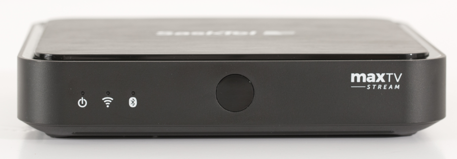 maxTV Stream media boxes (lights, buttons, and ports) | Support | SaskTel