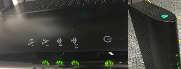 Understanding the status lights and ports on your Actiontec WEB6000Q ...