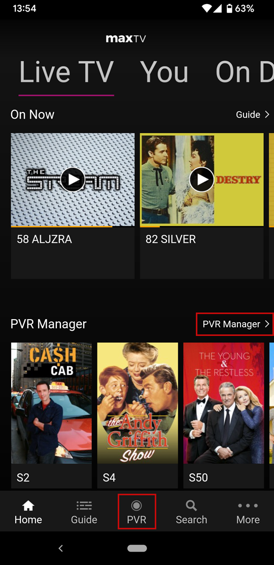 Using the SaskTel maxTV app to manage and watch maxTV PVR recordings | Support | SaskTel