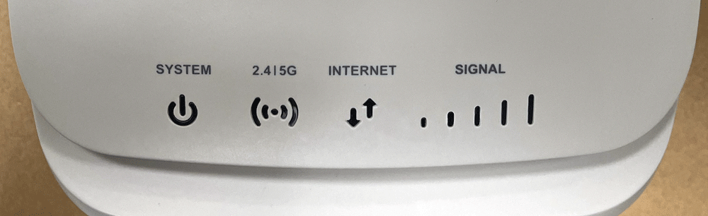 Understanding The Status Lights On Your Green Packet Gateway Fusion Internet Service Support