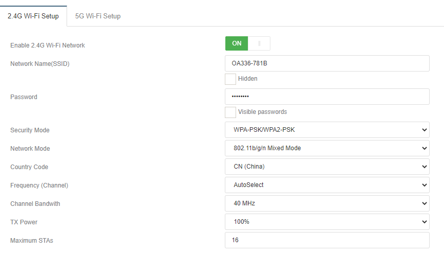 Setting Up Wi Fi On Your Green Packet Gateway Fusion Internet Service Support Sasktel
