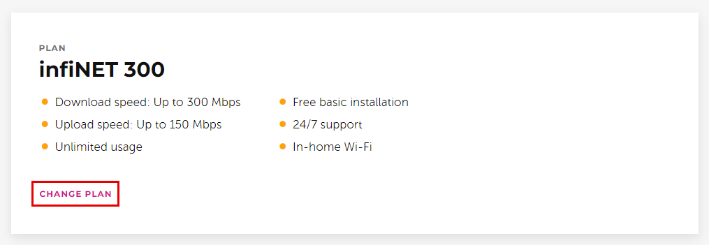 Personal: Changing your Internet plan in mySASKTEL | Support | SaskTel
