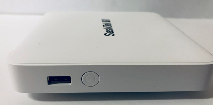 maxTV Stream media boxes (lights, buttons, and ports) | Support | SaskTel