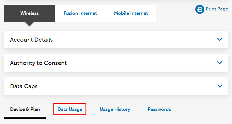 Business: Viewing real-time data usage for groups and devices in mySASKTEL | Support | SaskTel