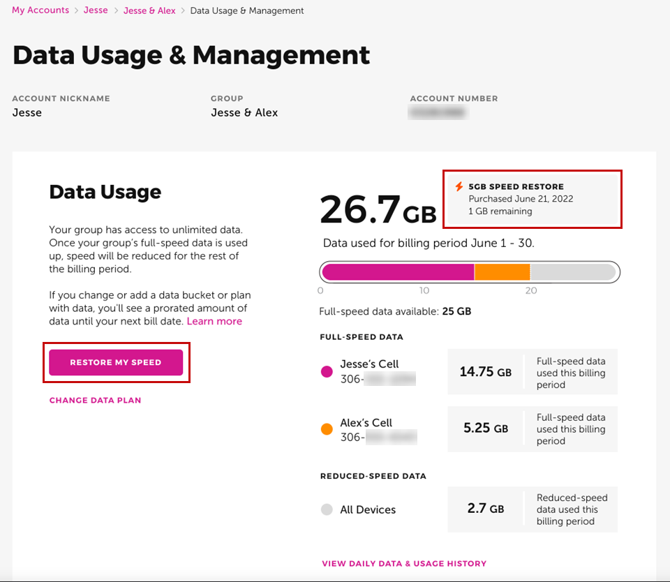 Understanding and managing totalSHARE and VIP plans | Support | SaskTel