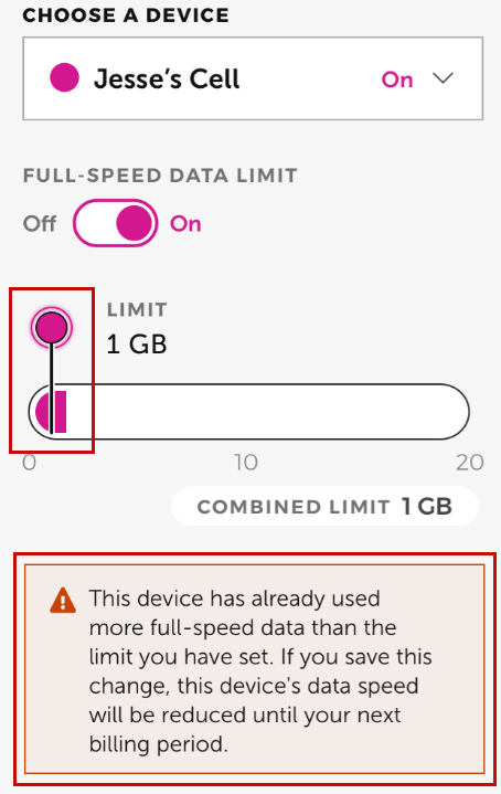 Personal: Managing full-speed data limits in mySASKTEL | Support | SaskTel