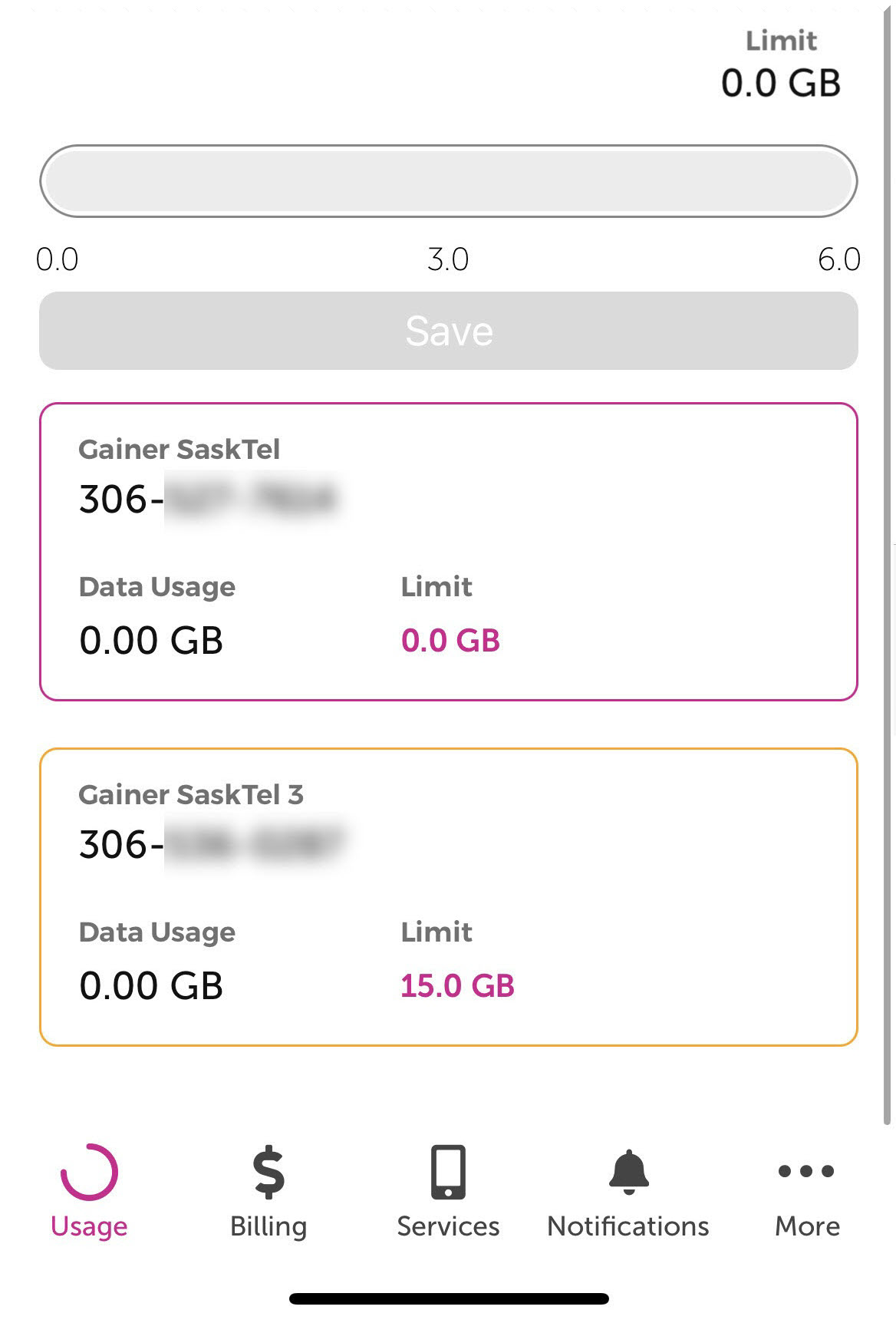 Personal: Managing full-speed data limits in mySASKTEL | Support | SaskTel