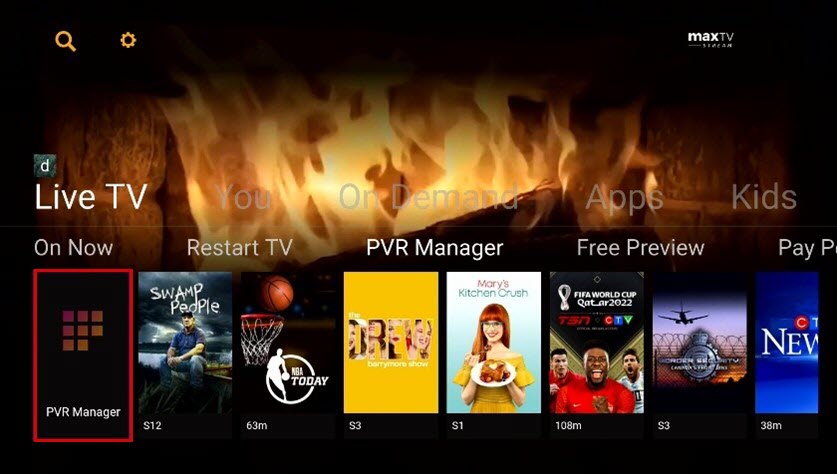 Using Cloud PVR on a maxTV Stream media box | Support | SaskTel