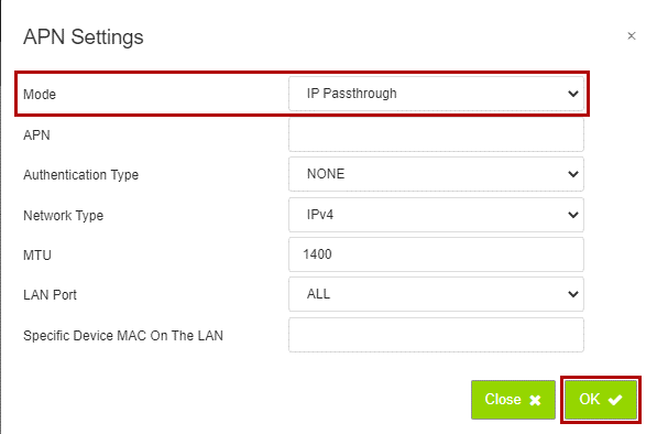 Setting Bridge Mode On A Green Packet Gateway Support Sasktel