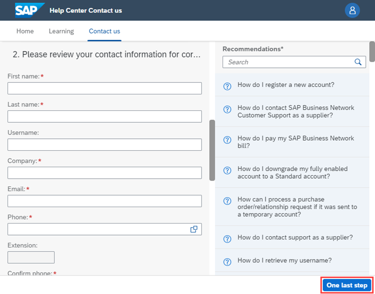 Getting phone support from Ariba | Support | SaskTel