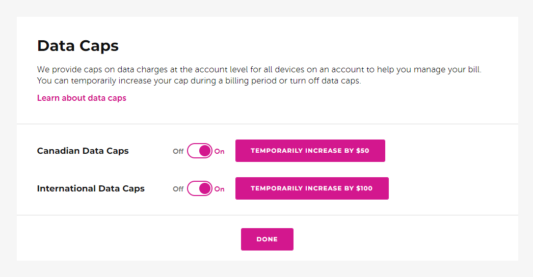 Personal Managing Your Wireless Data Caps Support Sasktel