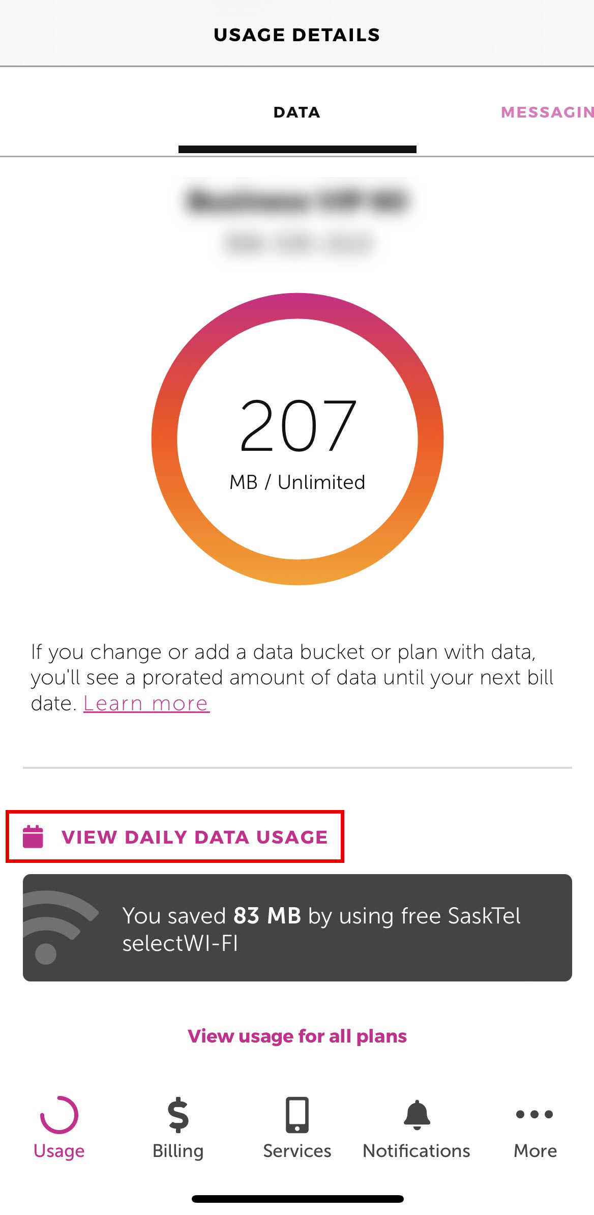 Personal Viewing Real Time Data Usage For Groups And Devices In Mysasktel Support Sasktel