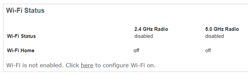 Disabling Wi-Fi on your gateway | Support | SaskTel