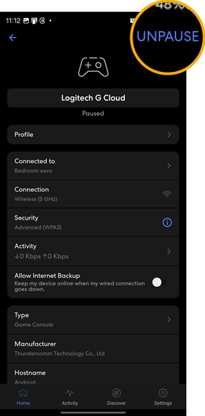 Pausing and unpausing devices connected to your Whole Home Wi-Fi ... Pausing and unpausing devices connected to your Whole Home Wi-Fi ...