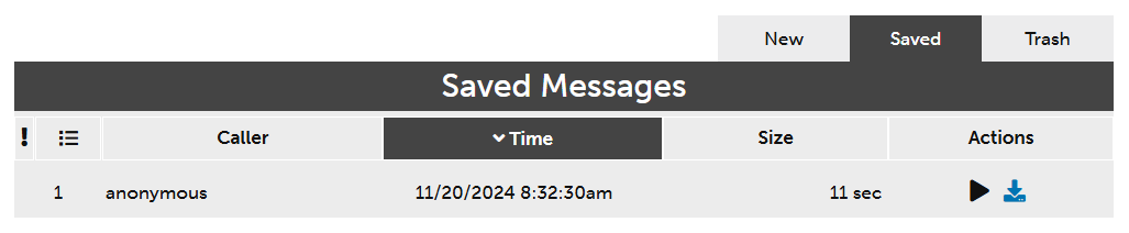 Saving voice mail messages as audio files | Support | SaskTel