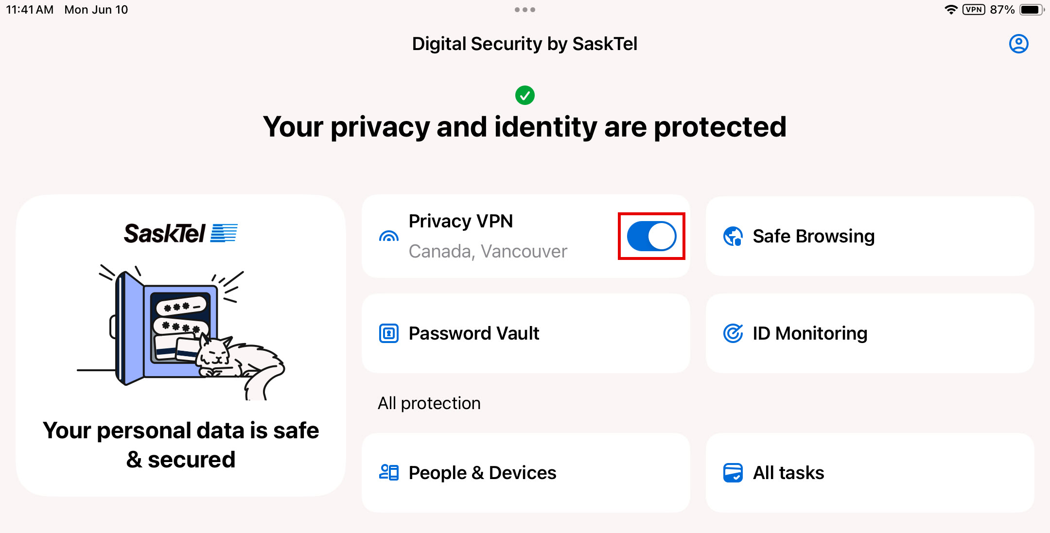 Troubleshooting Digital Security | Support | SaskTel