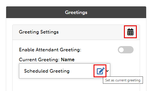Setting up scheduled greetings | Support | SaskTel