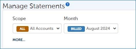 Comparing statements in Business Bill Analyzer | Support | SaskTel