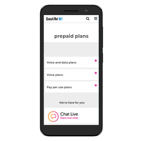 Prepaid Wireless Service | SaskTel